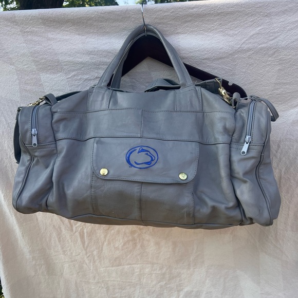 Vintage | Bags | Vintage Penn State Leather Duffle Bag 8s90s | Poshmark